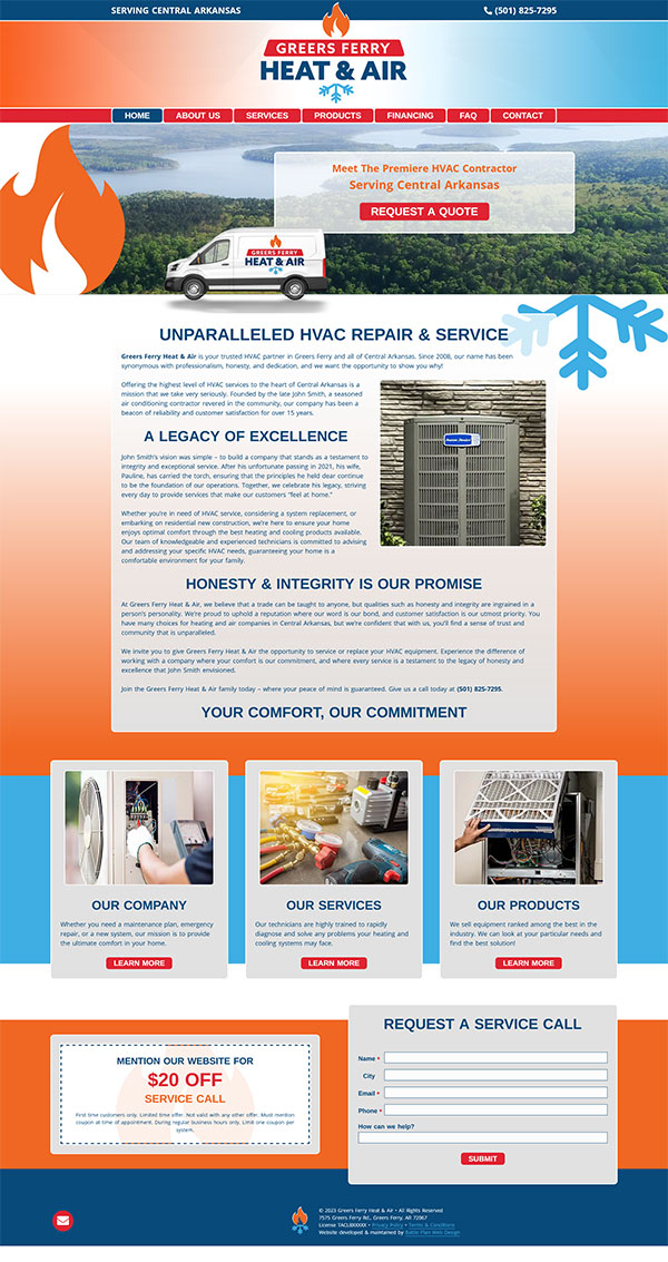 Portfolio • Battle Plan Web Design